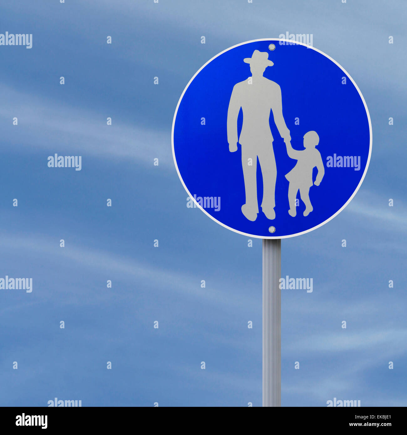 Road sign indicating footpath hi-res stock photography and images - Alamy