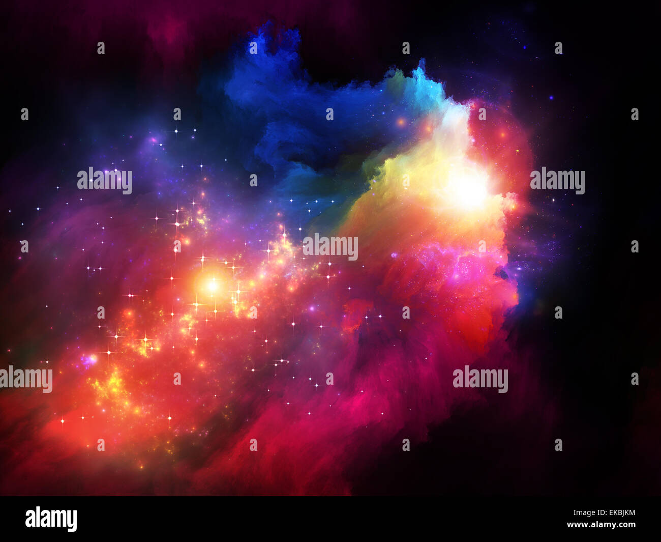 Colorful Fractal Paint Stock Photo - Alamy