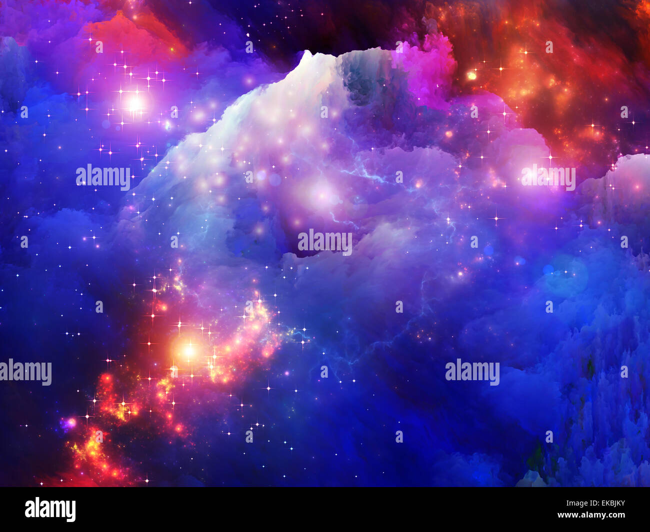 Layers of Fractal Paint Stock Photo - Alamy