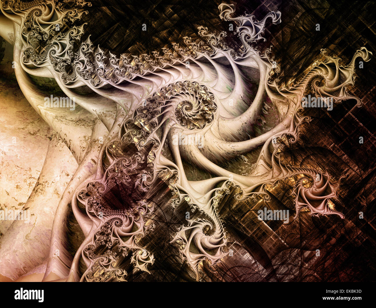 Layers of Fractal Motion Stock Photo - Alamy