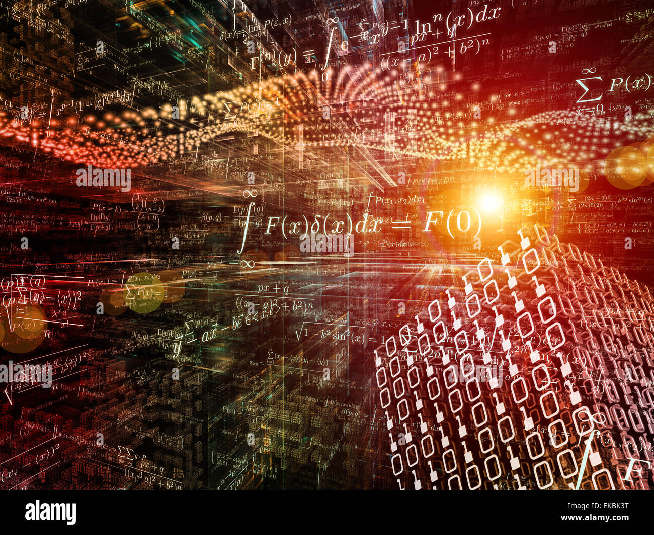 Depth of Mathematics Stock Photo - Alamy