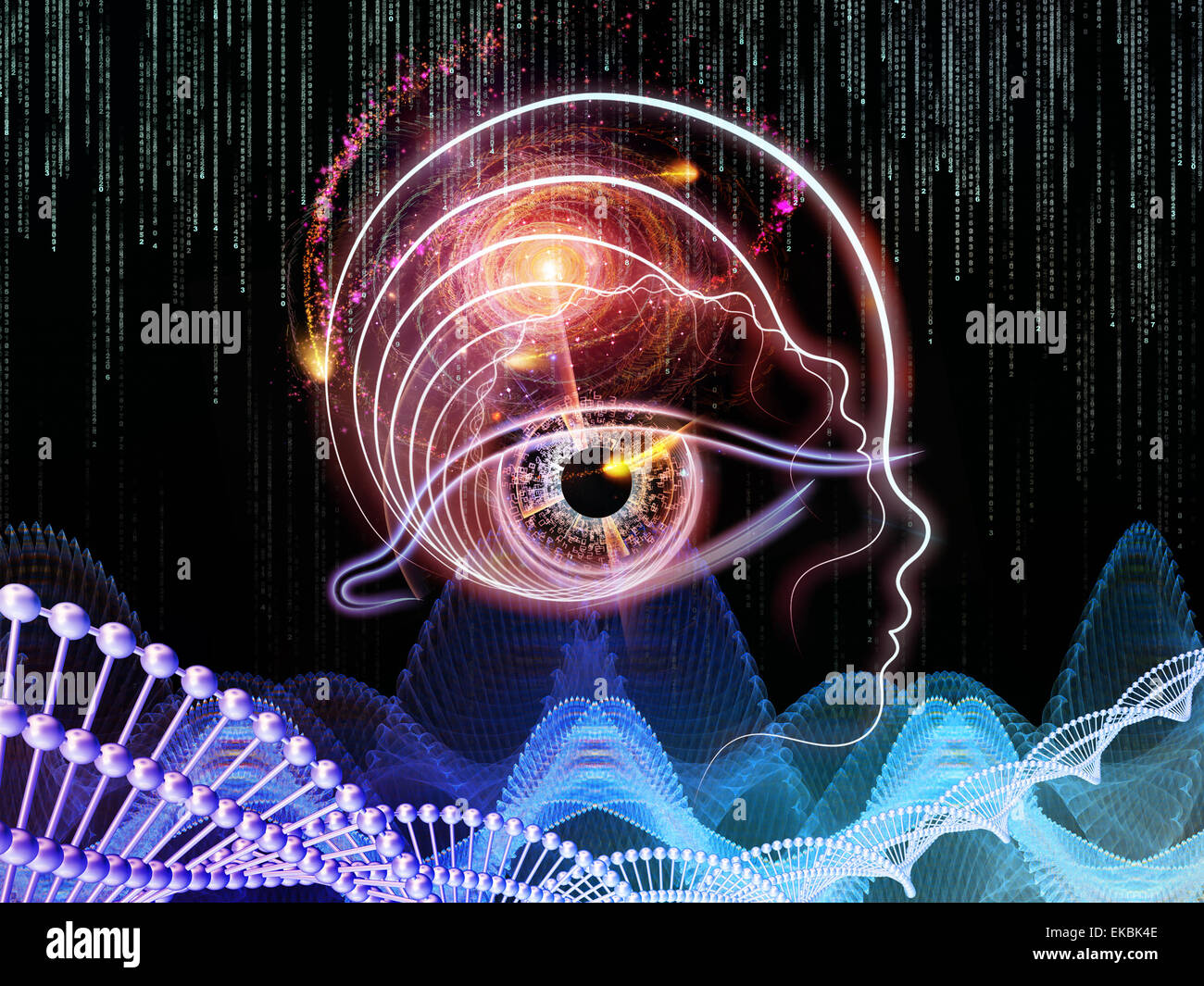 Virtual Human Technology Stock Photo - Alamy