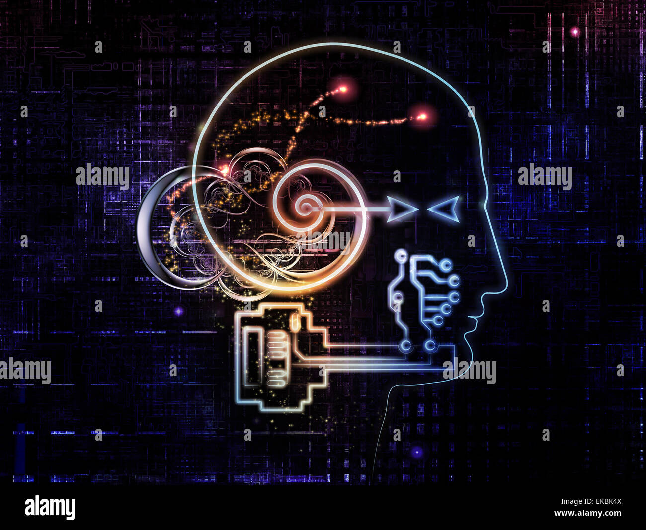 Virtual Key Concept Stock Photo - Alamy