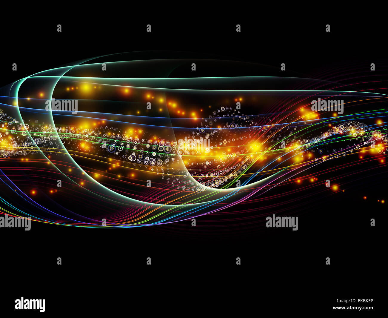 Unfolding of Dynamic Network Stock Photo - Alamy