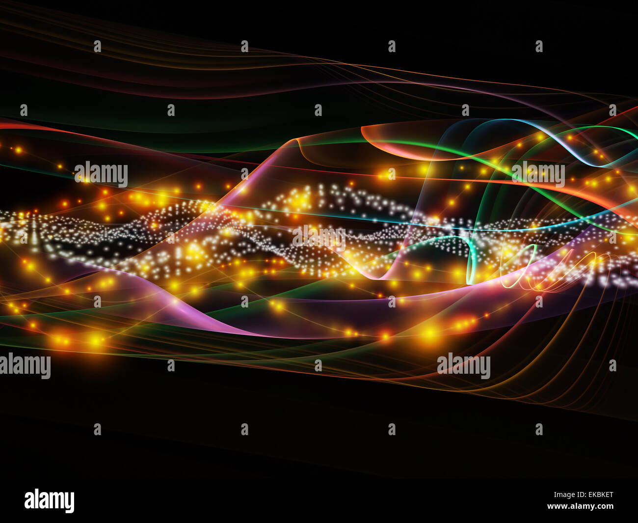 Evolving Dynamic Network Stock Photo - Alamy