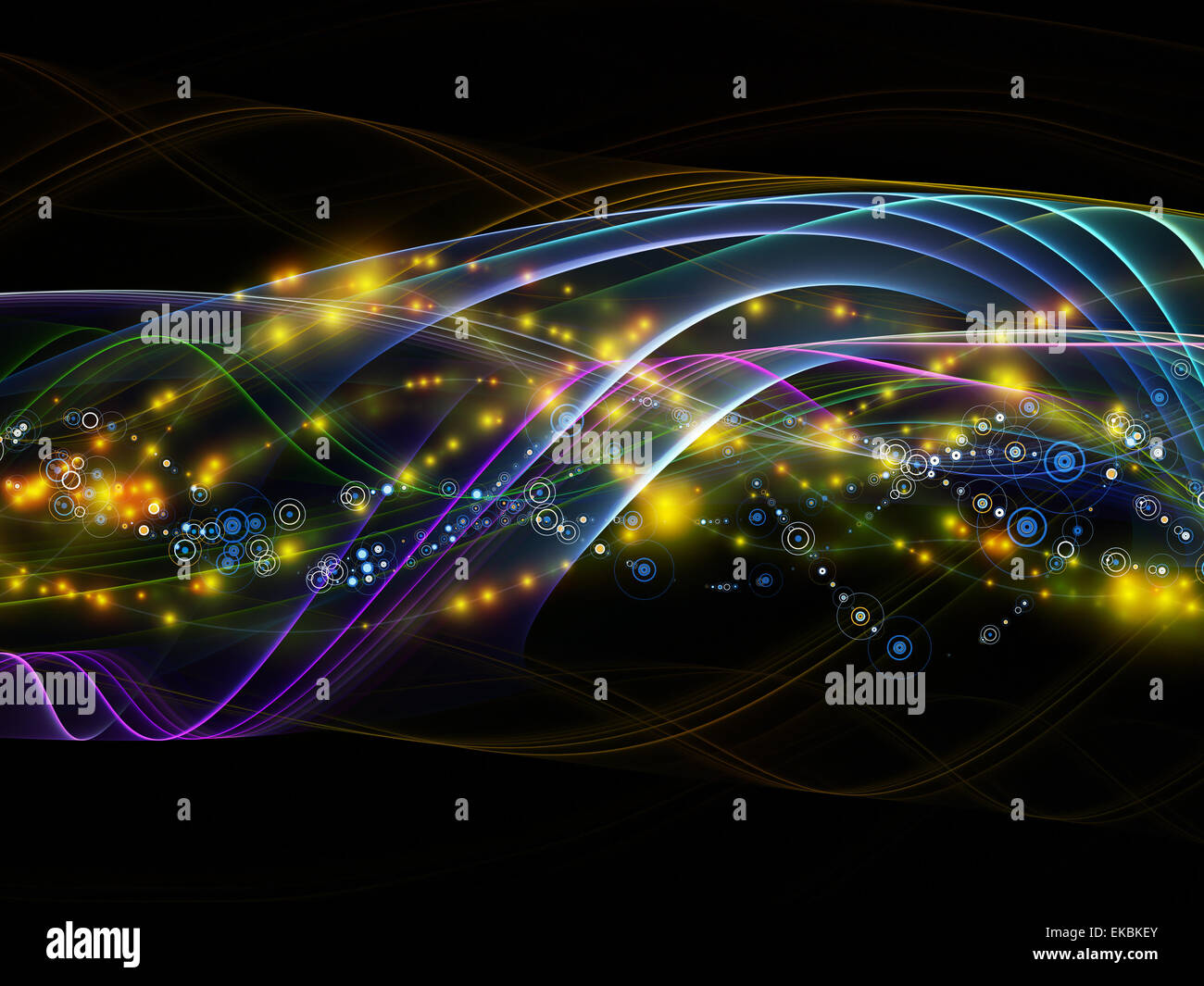 Visualization of Dynamic Network Stock Photo - Alamy