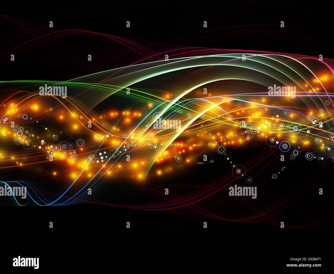 Conceptual Dynamic Network Stock Photo - Alamy