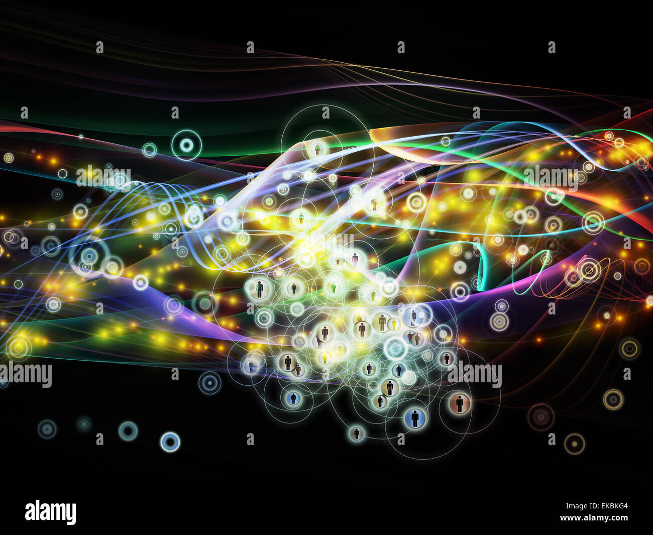 Future of Dynamic Network Stock Photo - Alamy