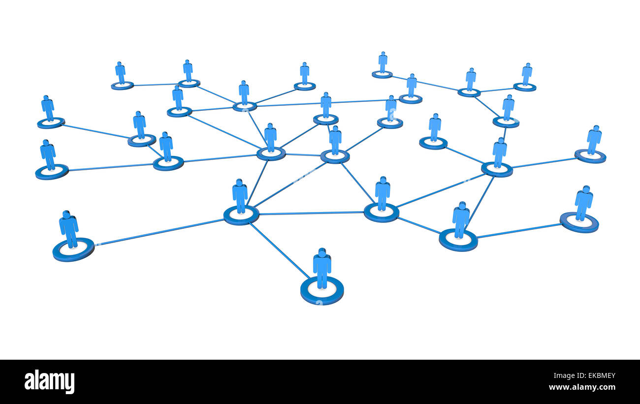 Business network connections Stock Photo - Alamy