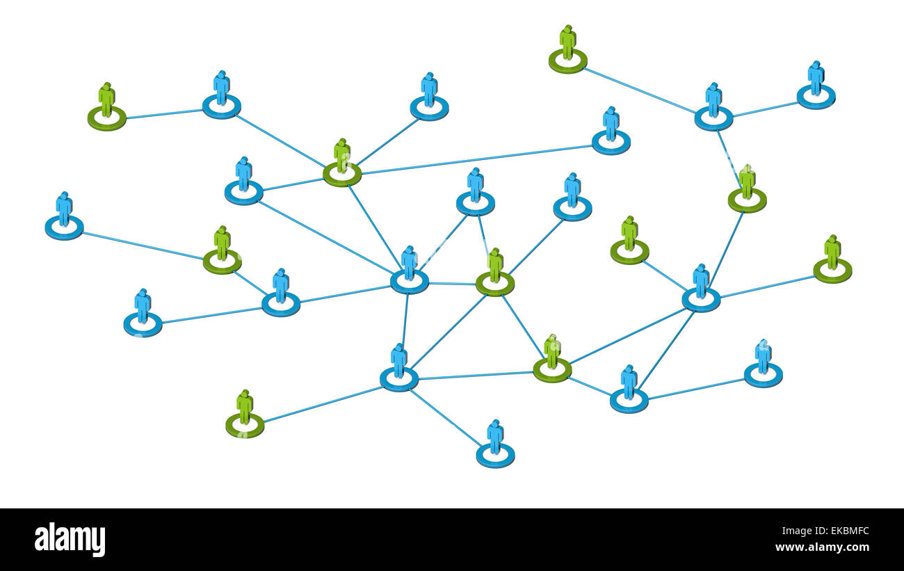 Social network connections Stock Photo - Alamy