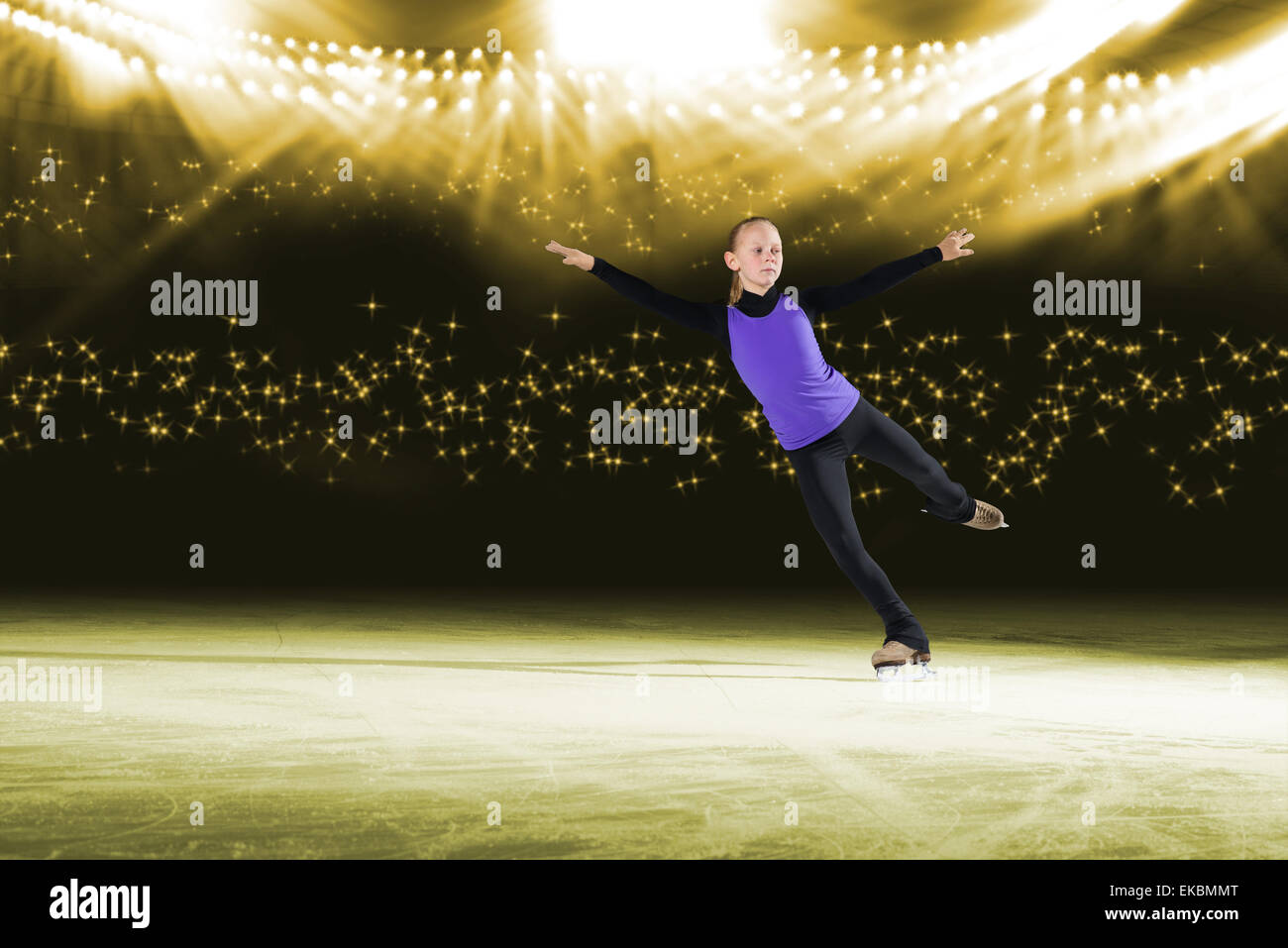performance of young skaters, ice show Stock Photo - Alamy