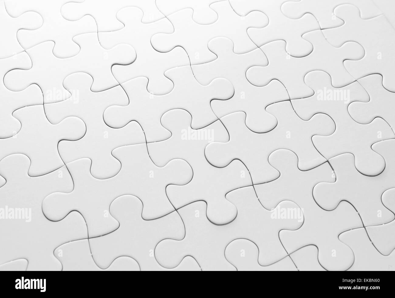 white jigsaw puzzle Stock Photo - Alamy