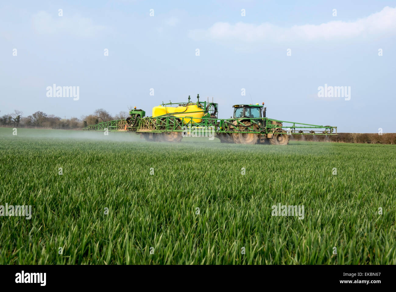 Spraying wheat hi-res stock photography and images - Alamy