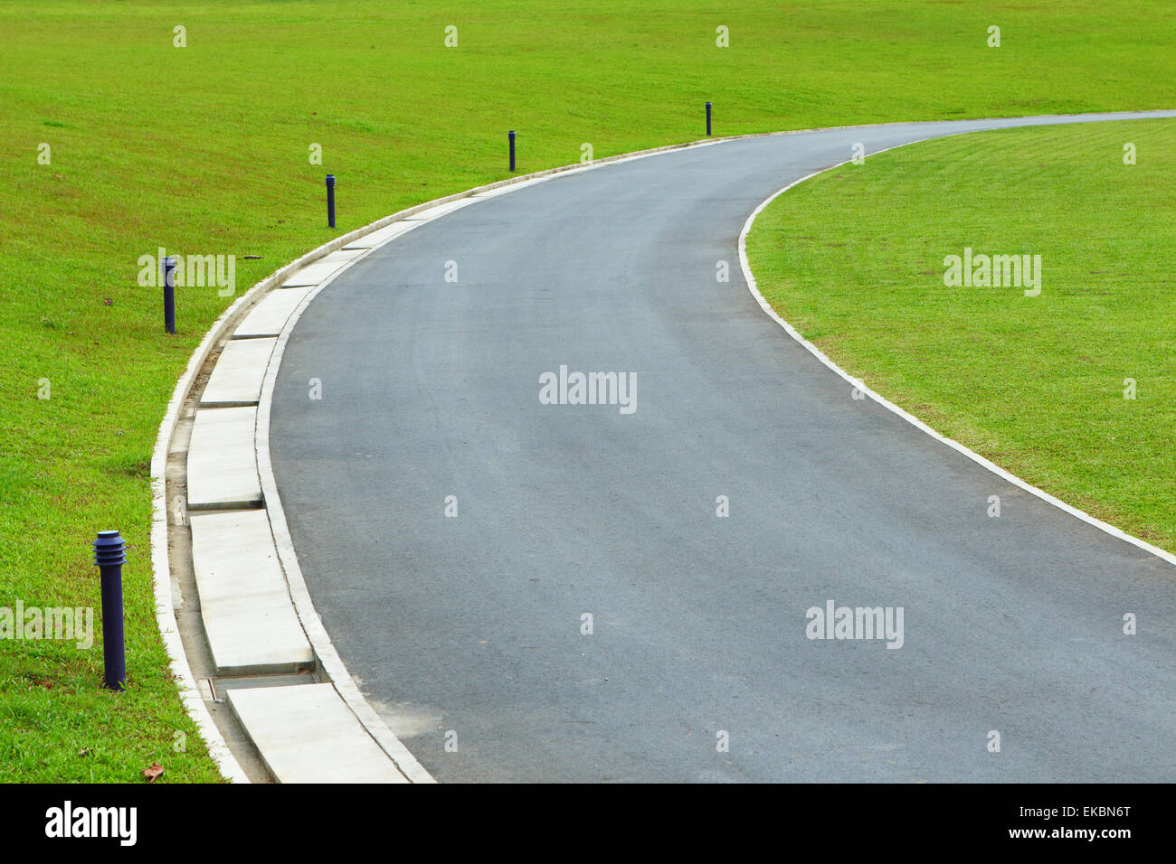 path in golf course Stock Photo - Alamy