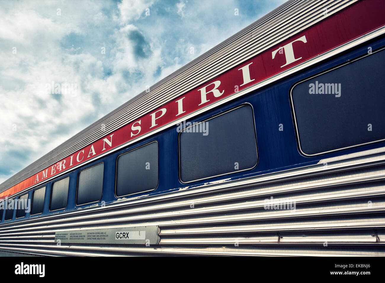 long american train Stock Photo - Alamy