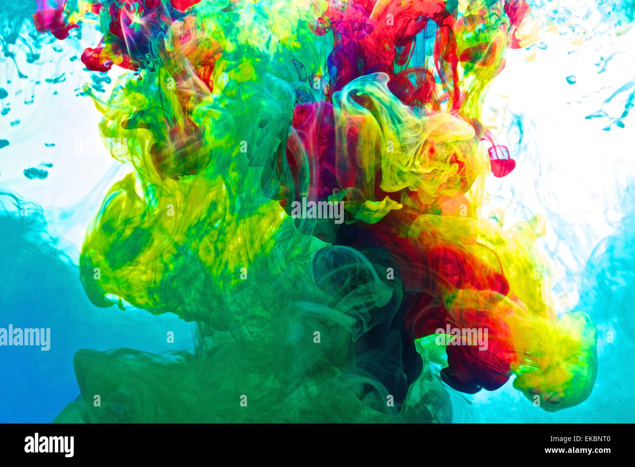 inks in water Stock Photo - Alamy