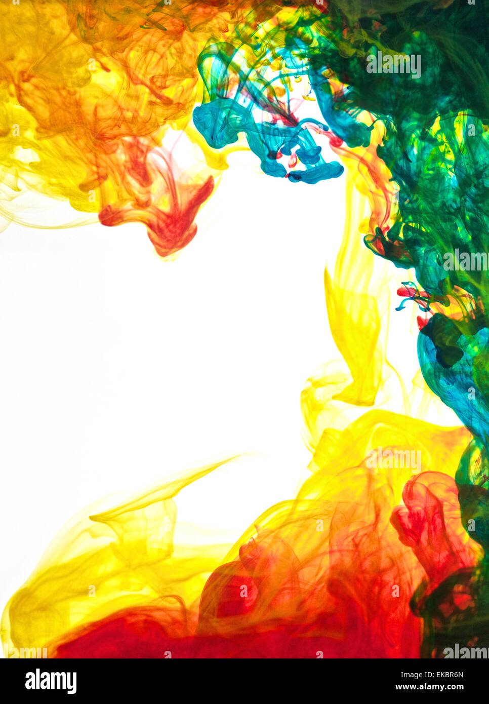 inks in water Stock Photo - Alamy