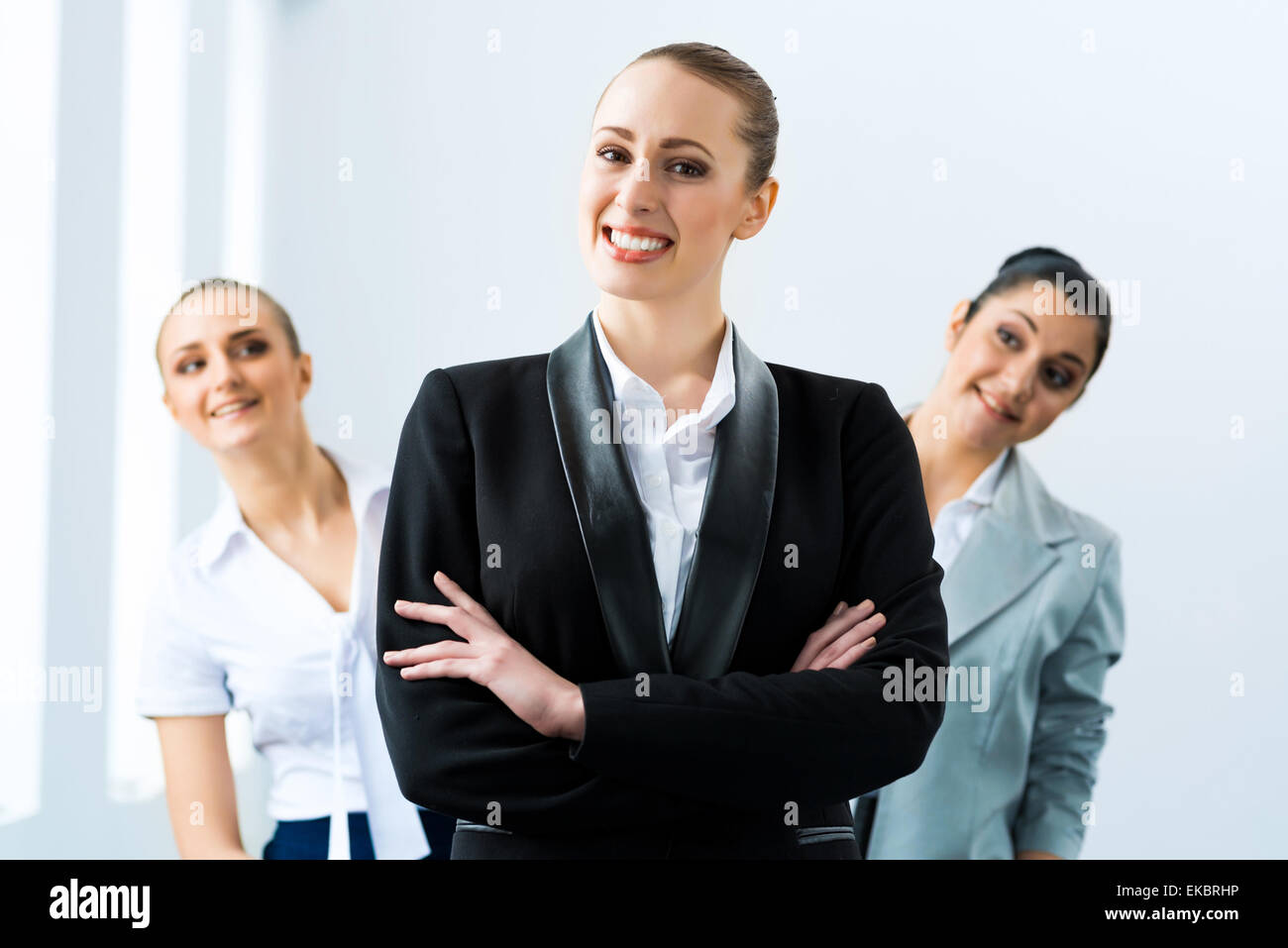 Attractive businesspeople hi-res stock photography and images - Alamy