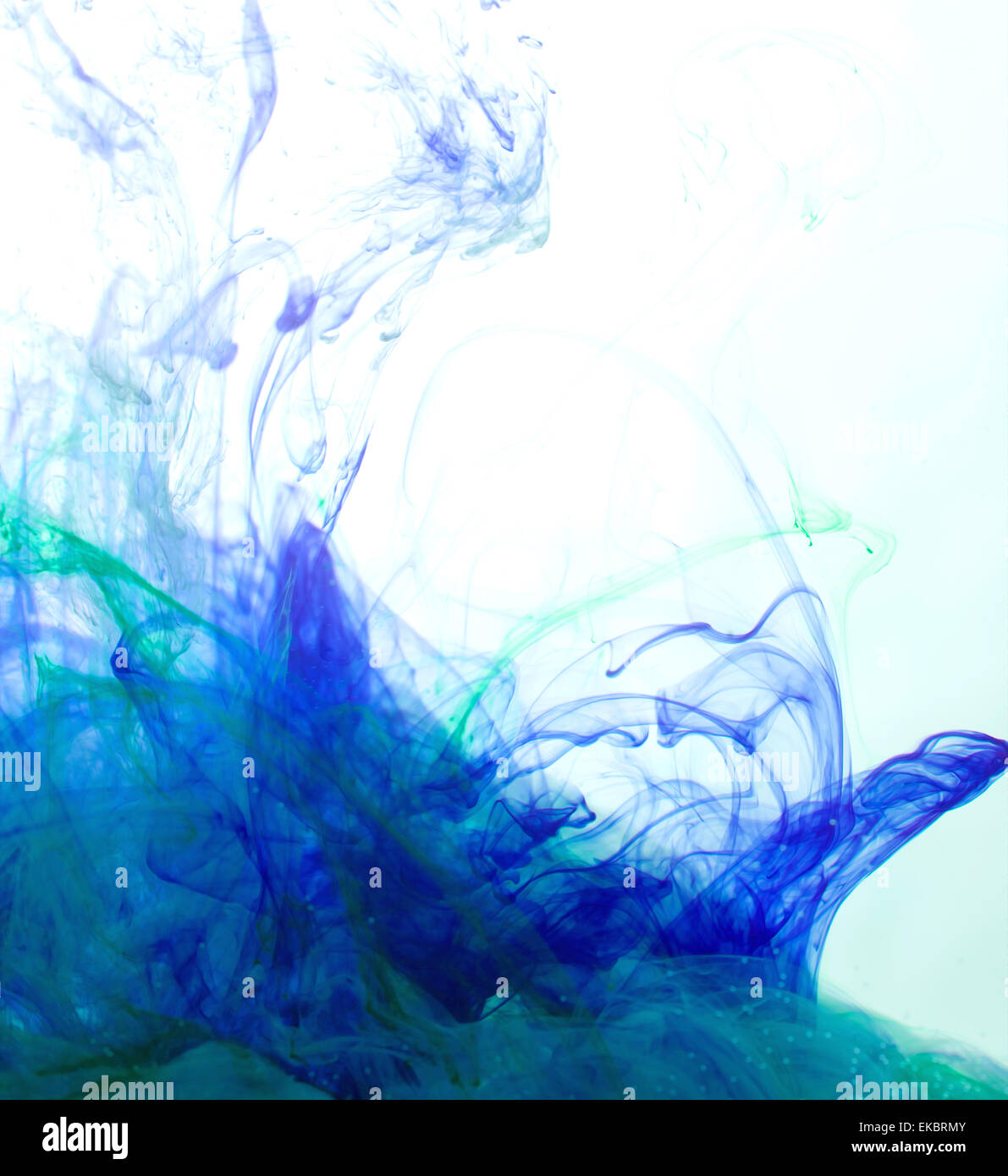 inks in water Stock Photo - Alamy