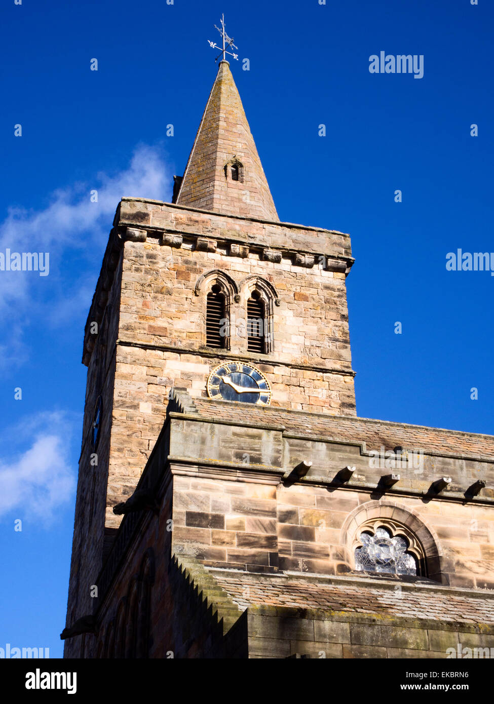 Holy Trinity Church from South Street St Andrews Fife Scotland Stock ...
