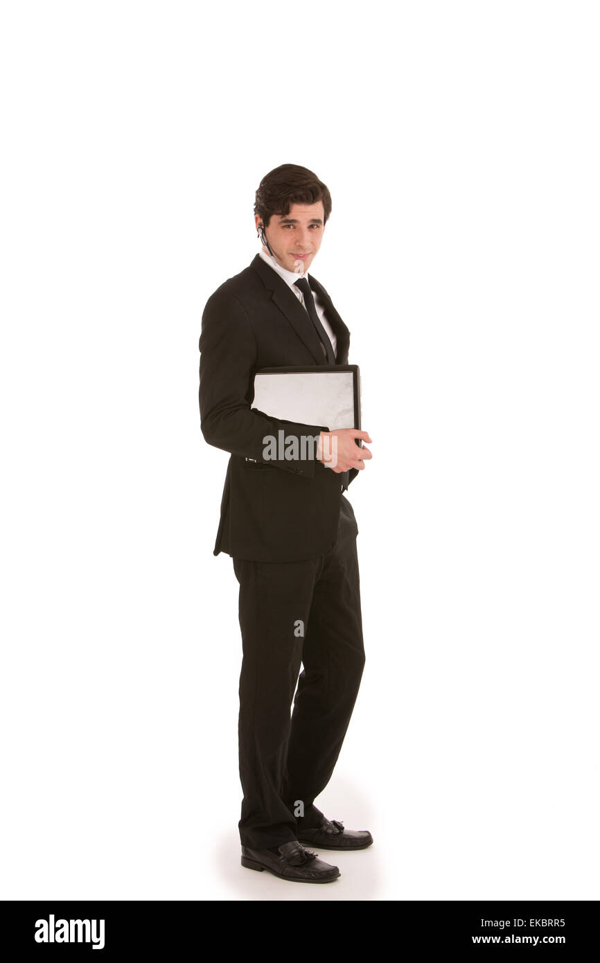 Side profile of businessman Stock Photo - Alamy