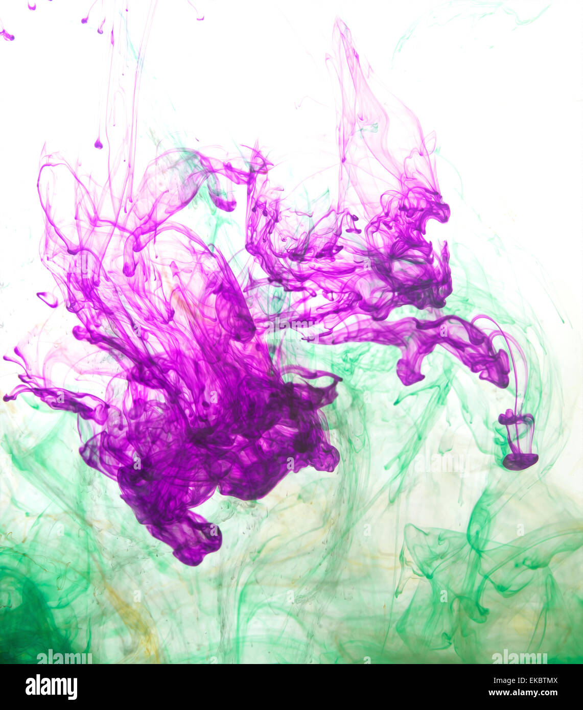 inks in water Stock Photo - Alamy