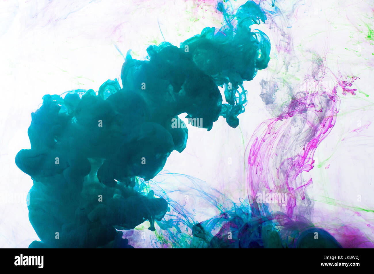 inks in water Stock Photo - Alamy