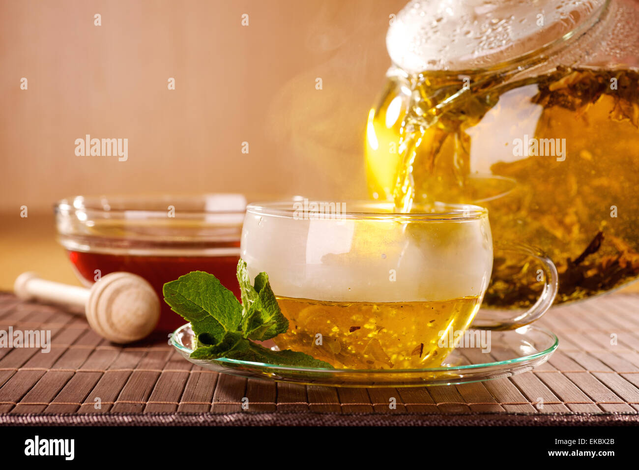 Ginger tea honey citrus hi-res stock photography and images - Alamy