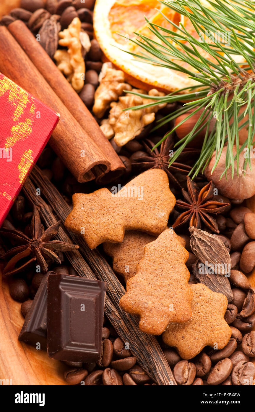Christmas baking - gingerbreads Stock Photo - Alamy