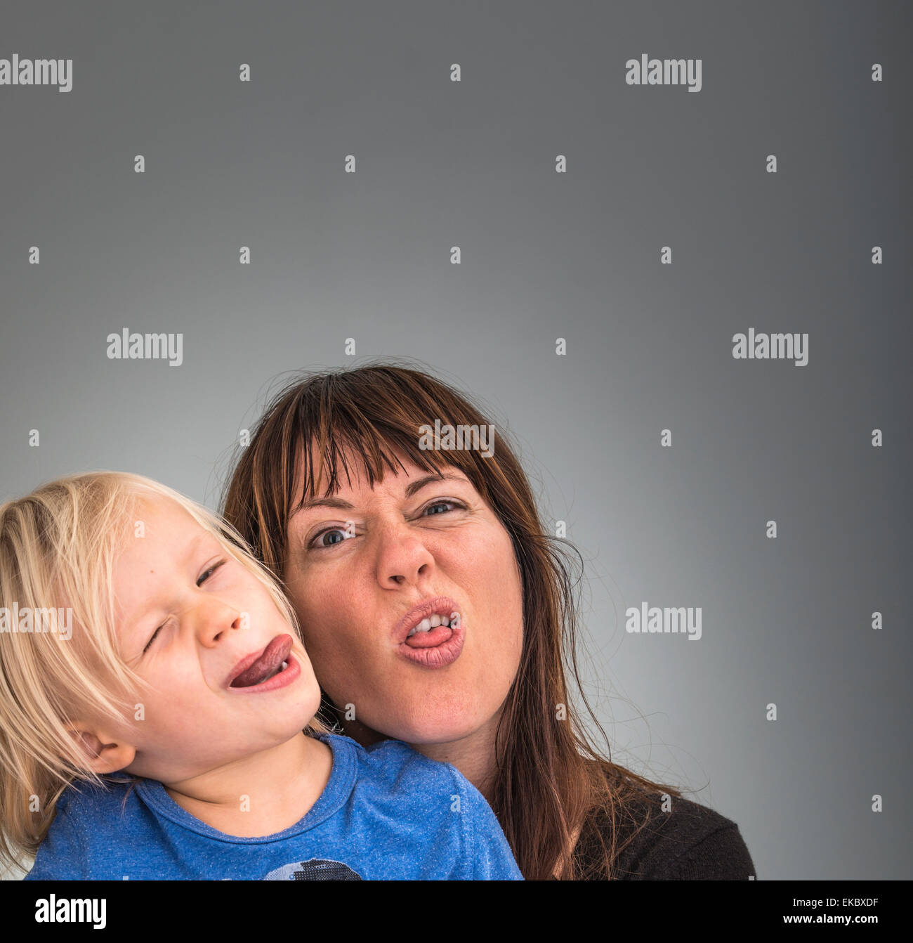 Child pulling out tongue hi-res stock photography and images - Alamy