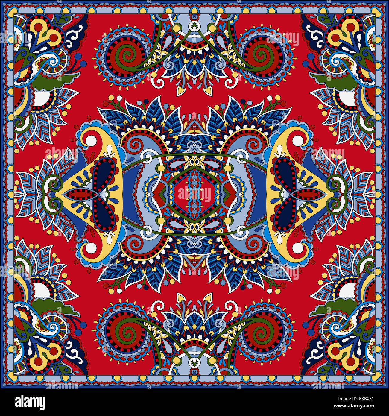 Red handkerchief neck hi-res stock photography and images - Alamy