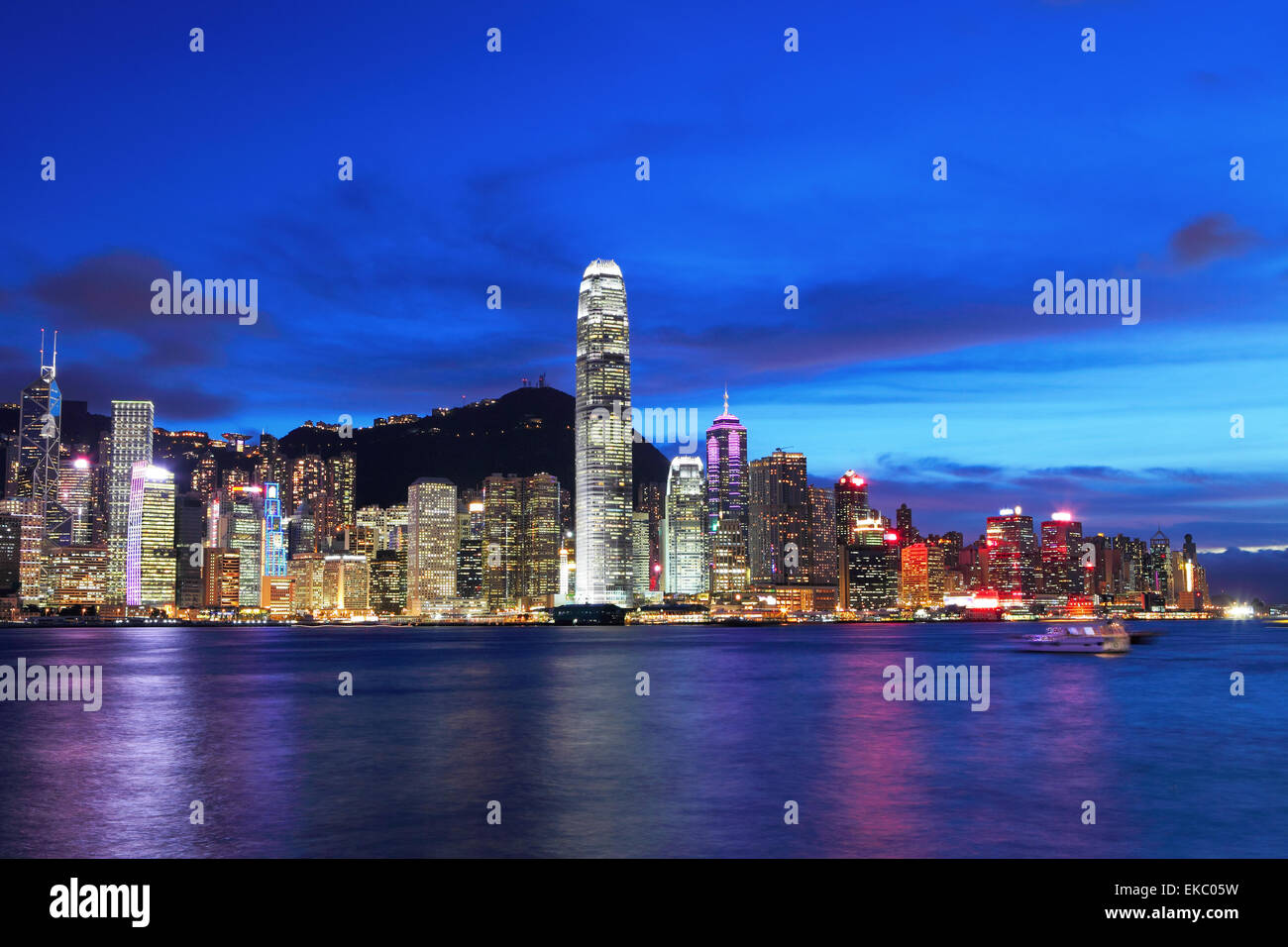 Victoria Harbor of Hong Kong Stock Photo - Alamy