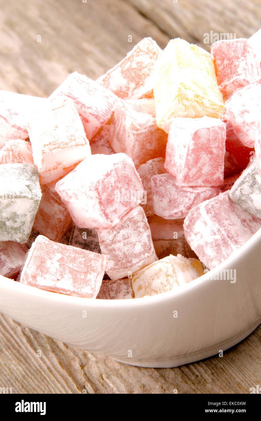 White turkish delight hi-res stock photography and images - Alamy