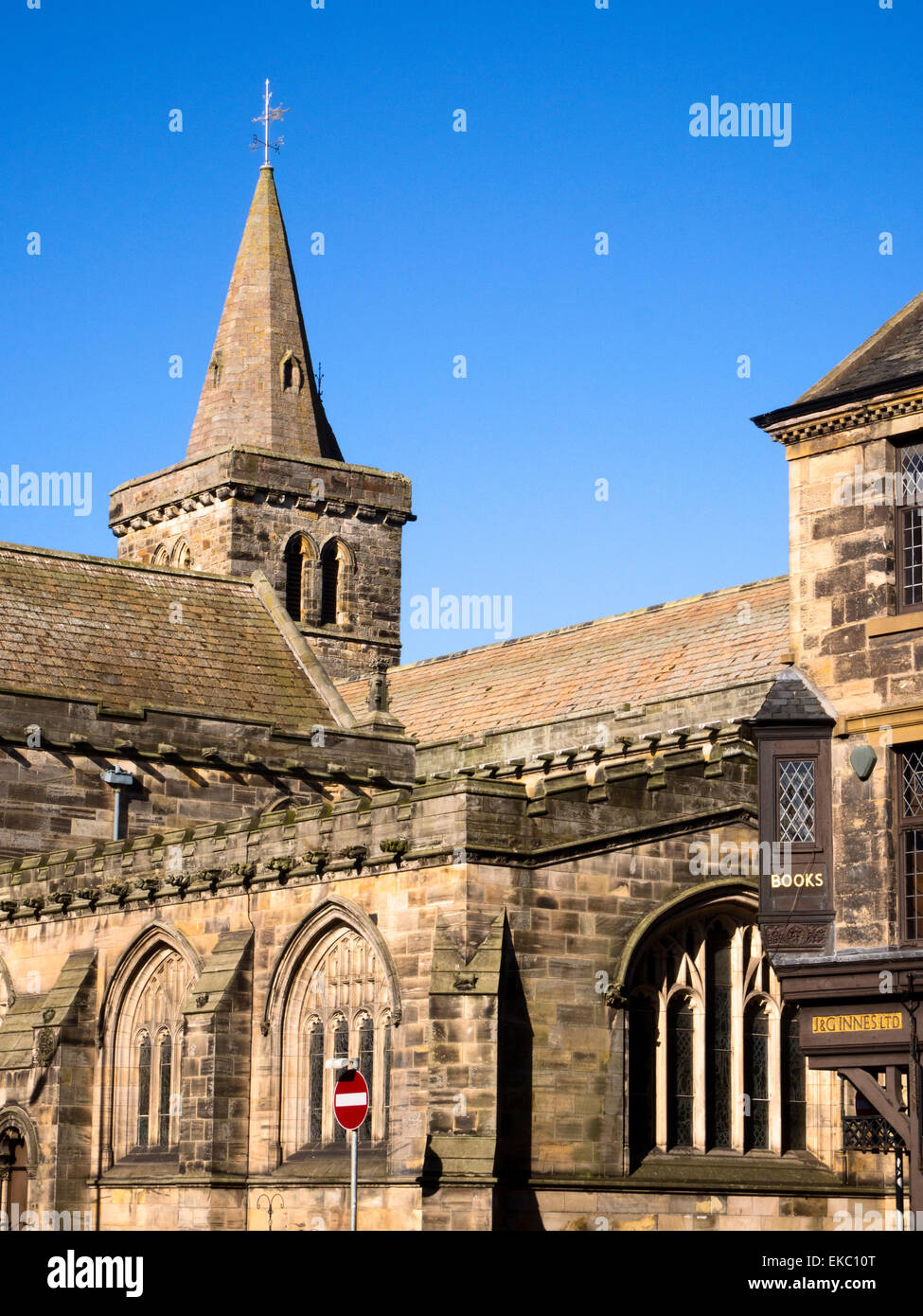 Holy Trinity Church from South Street St Andrews Fife Scotland Stock ...