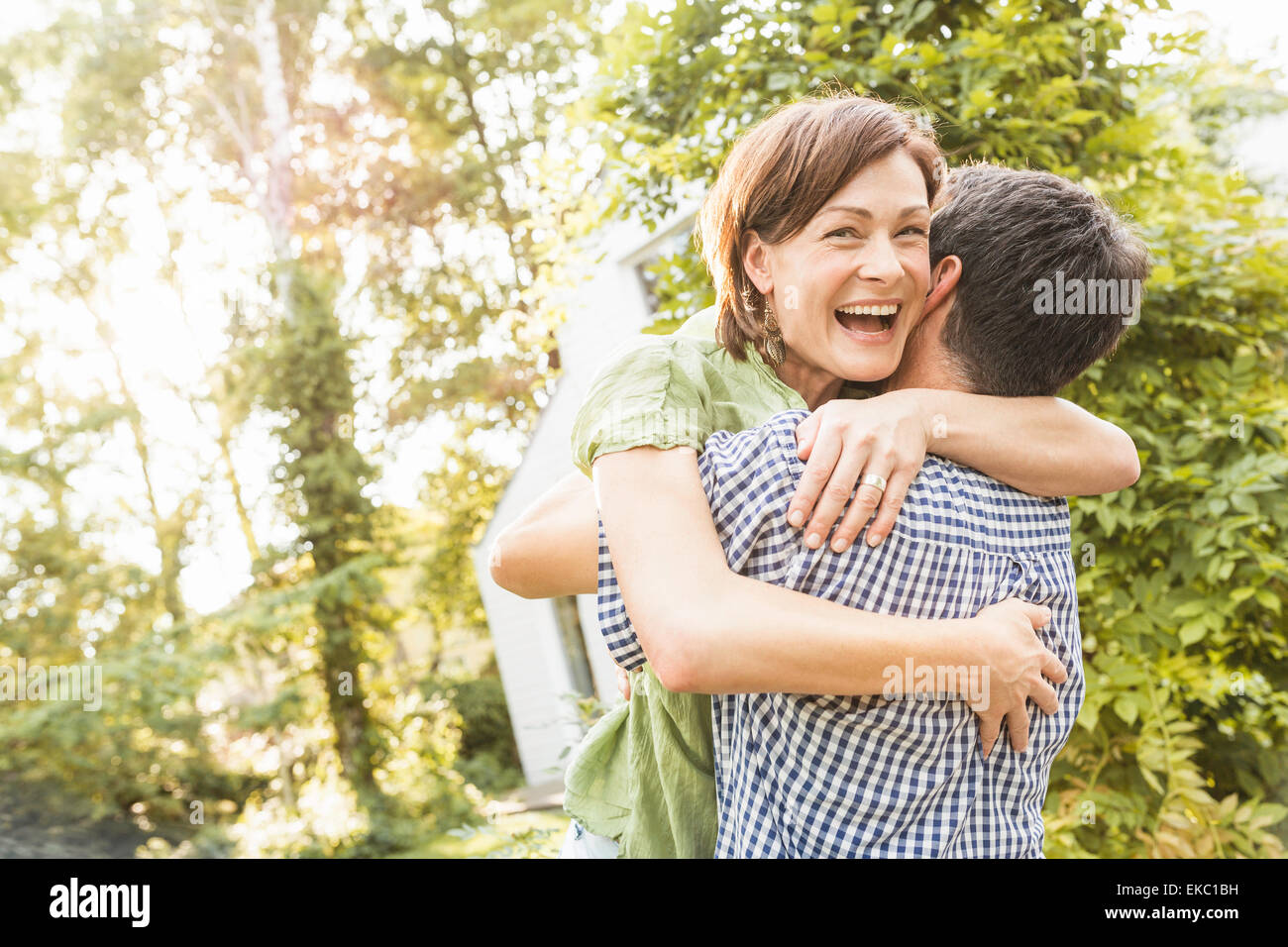 Couple hugging in hi-res stock photography and images - Alamy