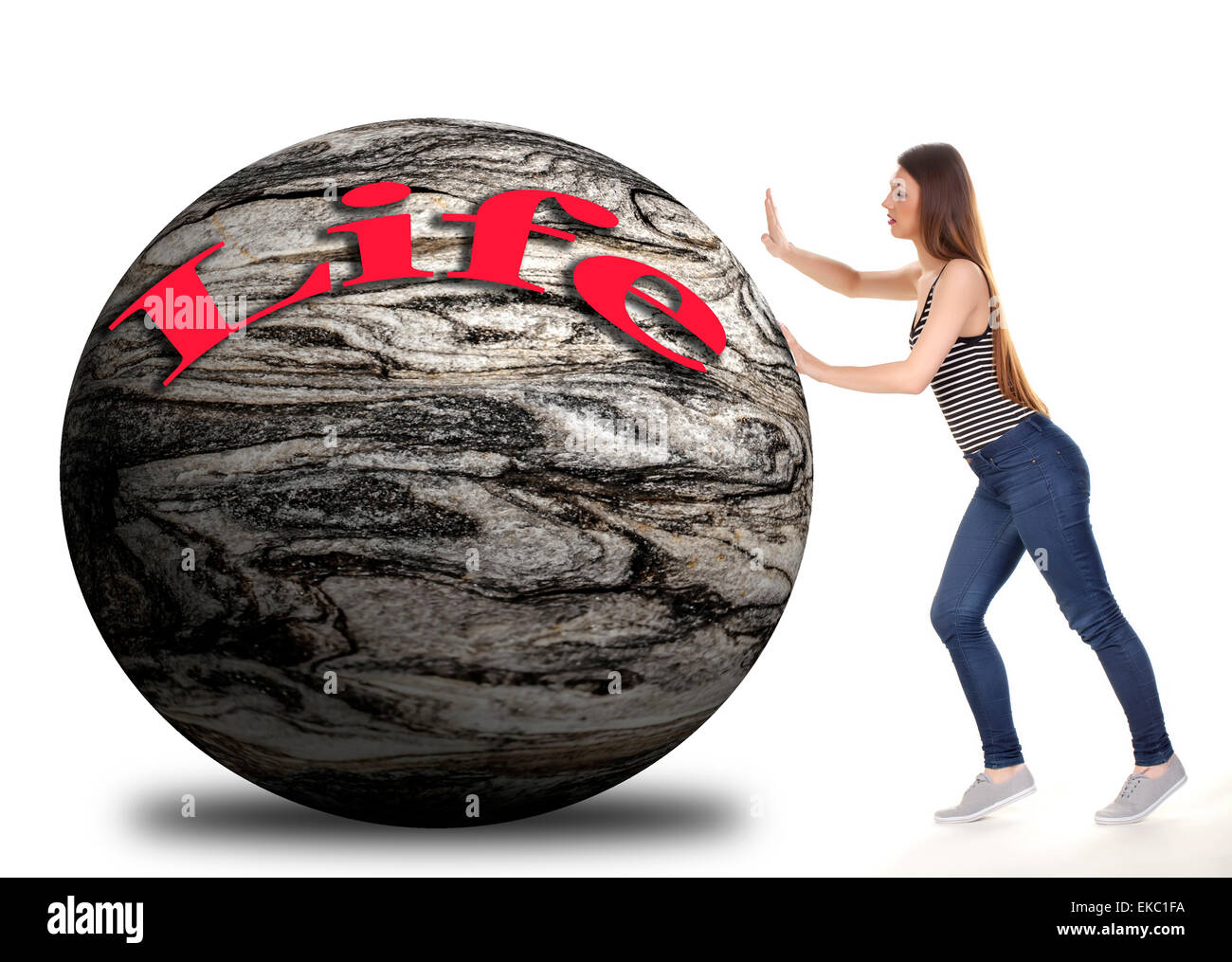 Facing fear hi-res stock photography and images - Alamy