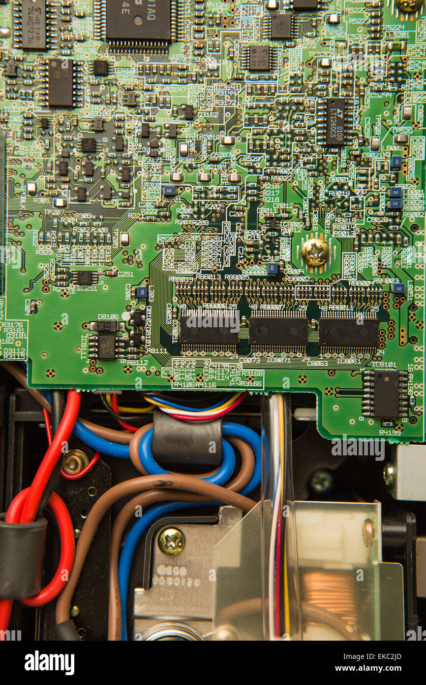 Circuit board, close up Stock Photo - Alamy