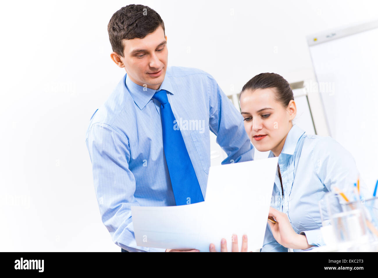 Explaining reports hi-res stock photography and images - Alamy