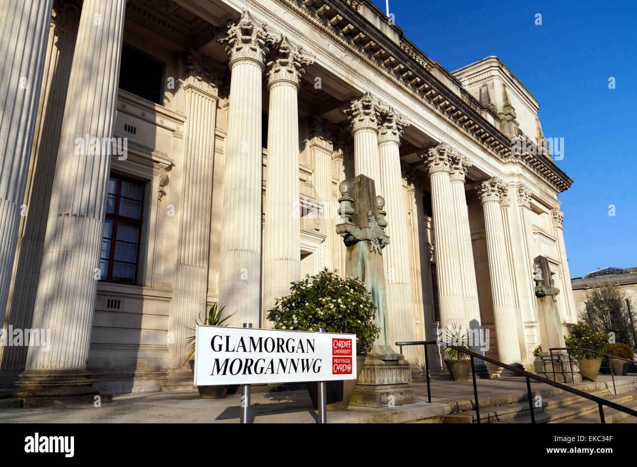 University Registry Building, Cathays Park, Cardiff, Wales, UK Stock ...