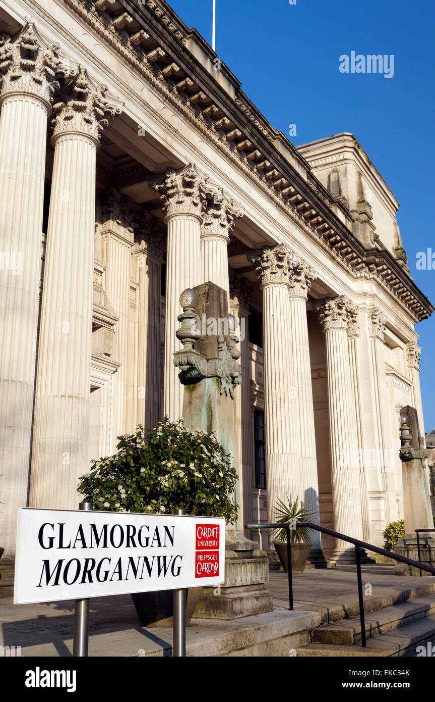 University Registry Building, Cathays Park, Cardiff, Wales, UK Stock ...