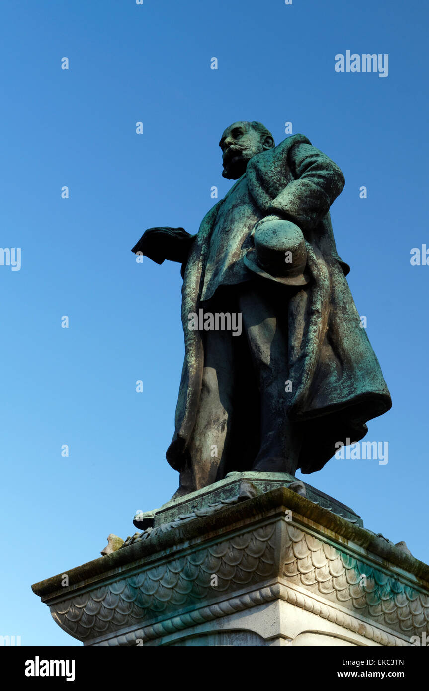 Statue of John Cory by Sir William Goscombe John, Coal owner and ...