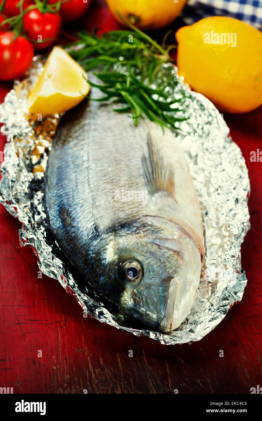 fresh dorada fish Stock Photo - Alamy