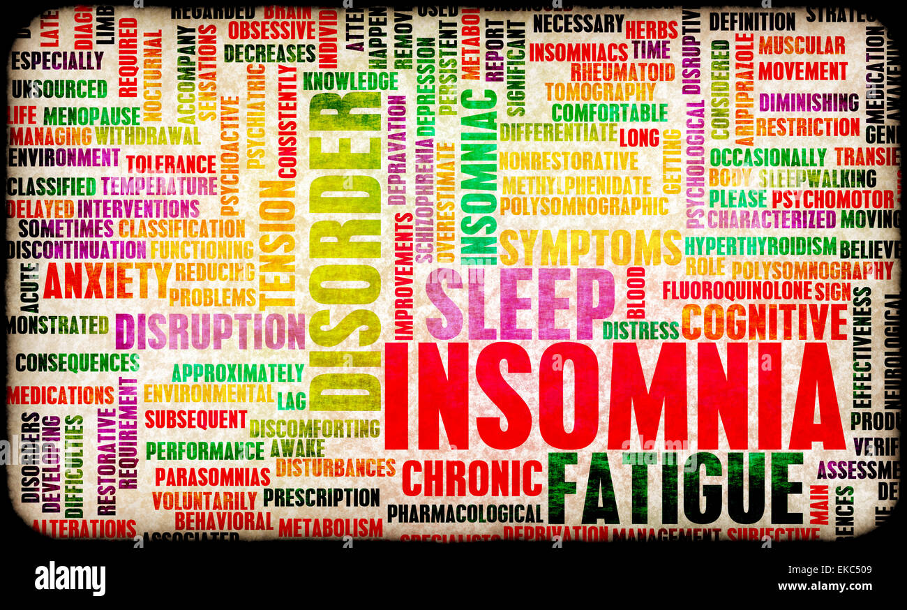 Insomnia symptoms hi-res stock photography and images - Alamy