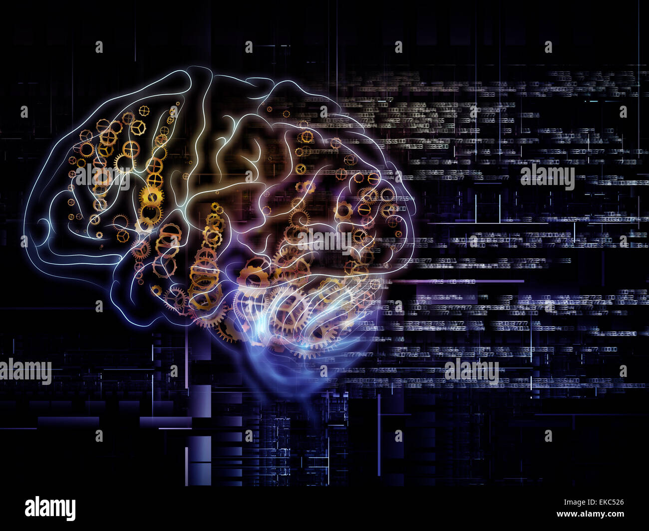 Artificial intelligence brain thought hi-res stock photography and ...