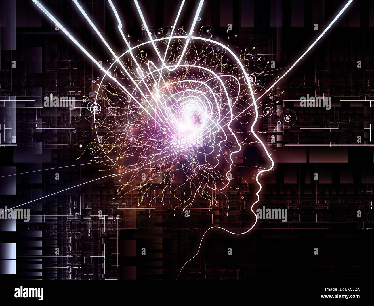 The Living Human Technology Stock Photo - Alamy