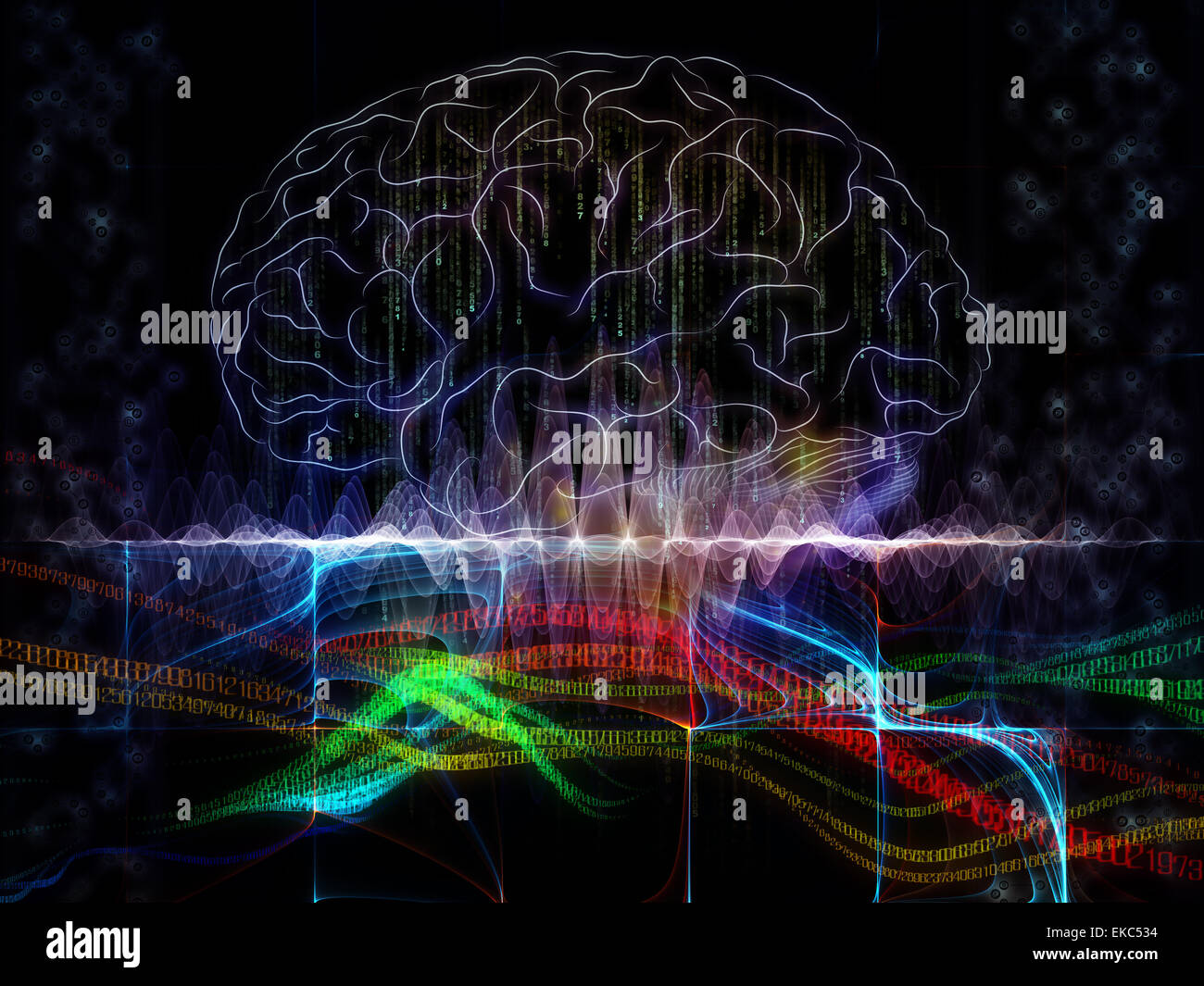 Human brain artwork hi-res stock photography and images - Alamy