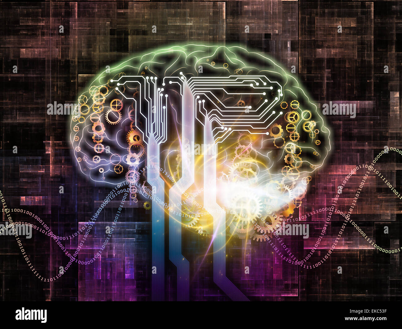 Artwork brain hi-res stock photography and images - Alamy