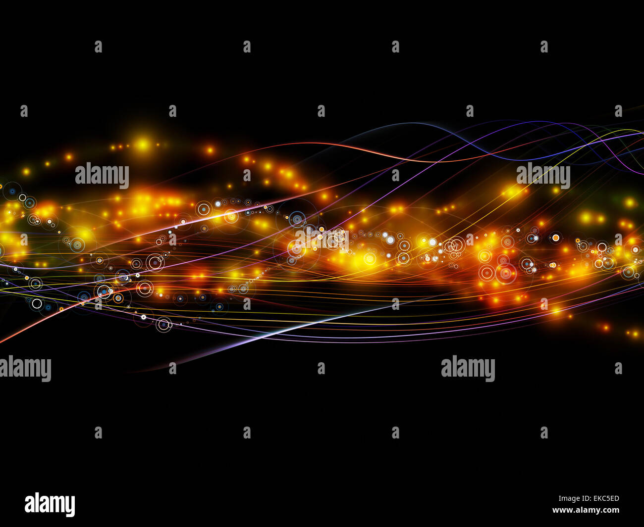 Conceptual Dynamic Network Stock Photo - Alamy