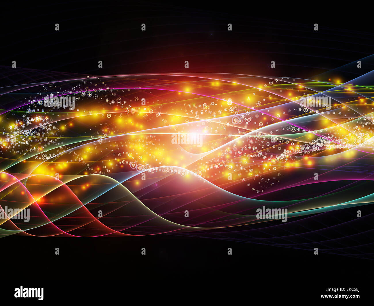 Layers of Dynamic Network Stock Photo - Alamy