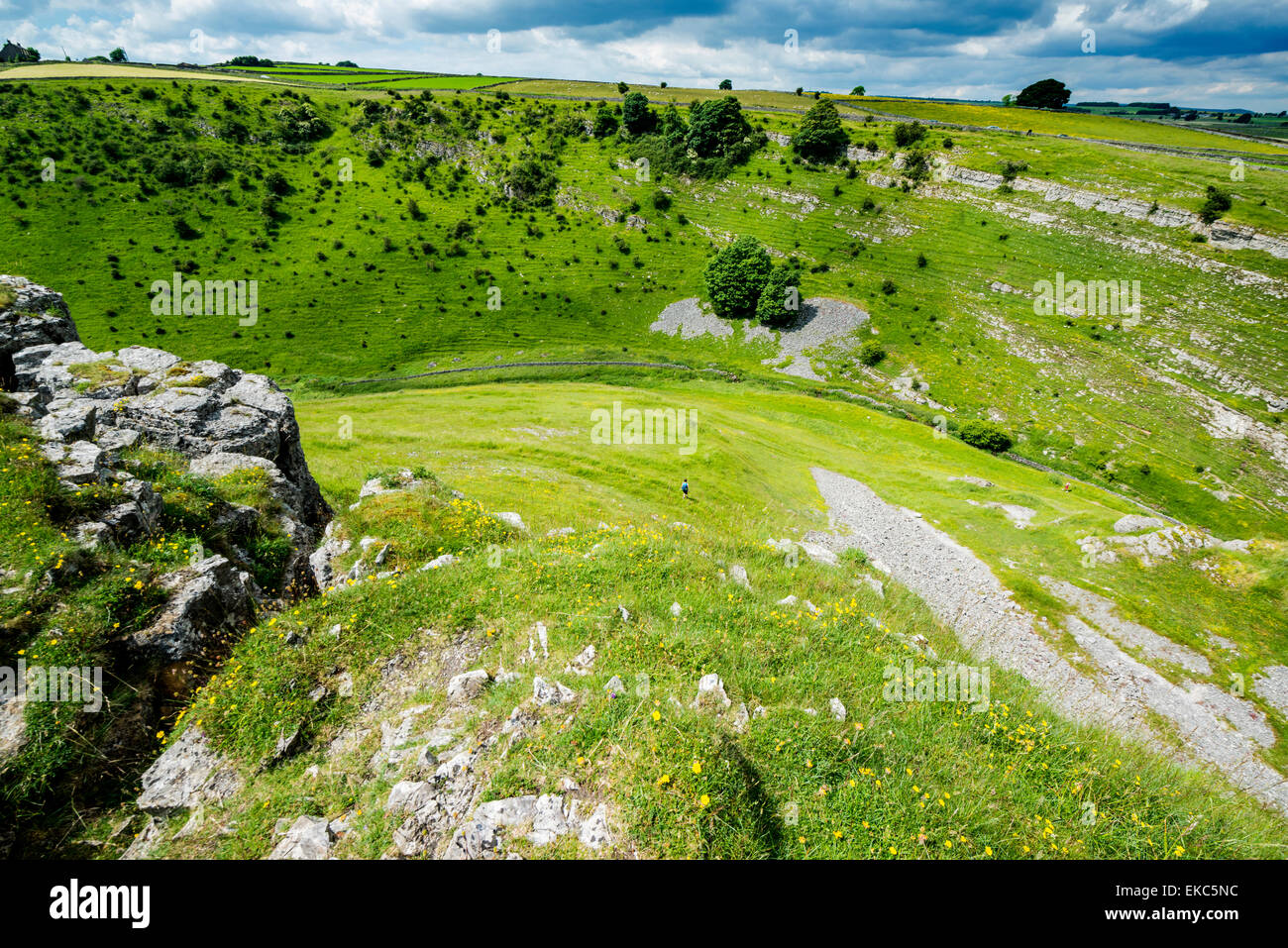 Cressbrook Dale, NNR, Peak District National Park Stock Photo - Alamy
